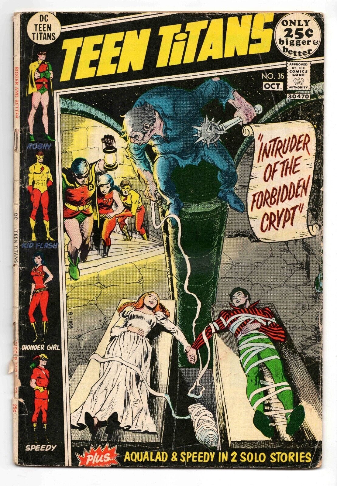 Teen Titans #35 ORIGINAL Vintage 1971 DC Comics | Comic Books - Bronze ...