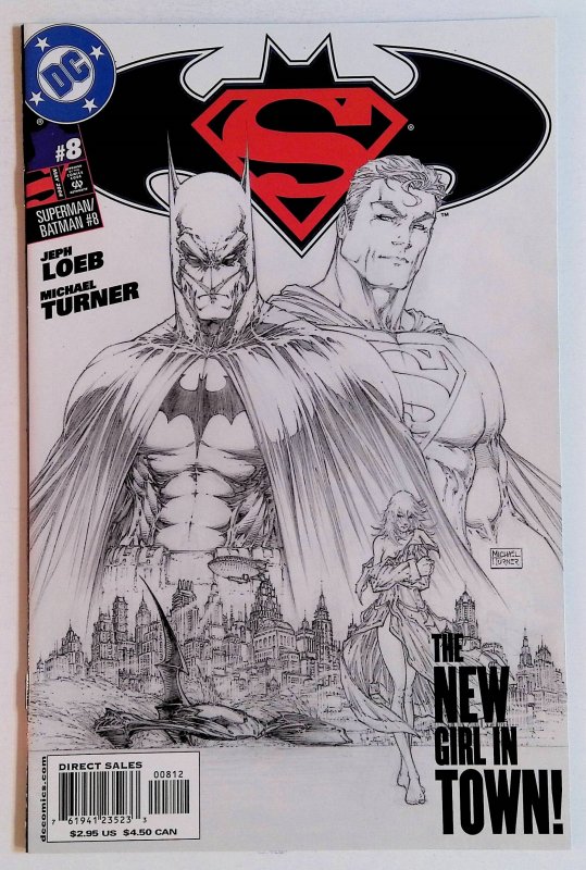 Superman Batman 8 Michael Turner 2nd Print Sketch Variant 1st New ...