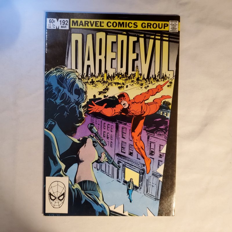 Daredevil 192 Very Fine Cover art by Klaus Janson | Comic Books ...