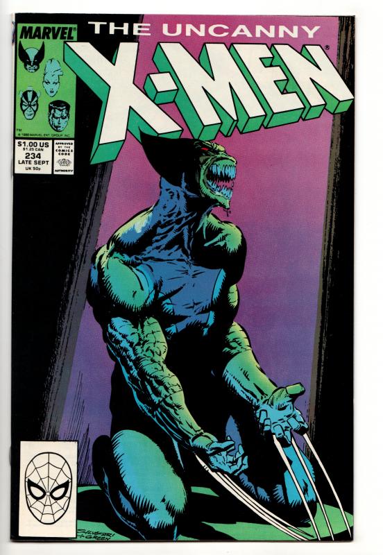 Uncanny X-Men #234 - Madelyne Pryor Becomes Goblin Queen (Marvel, 1988 ...
