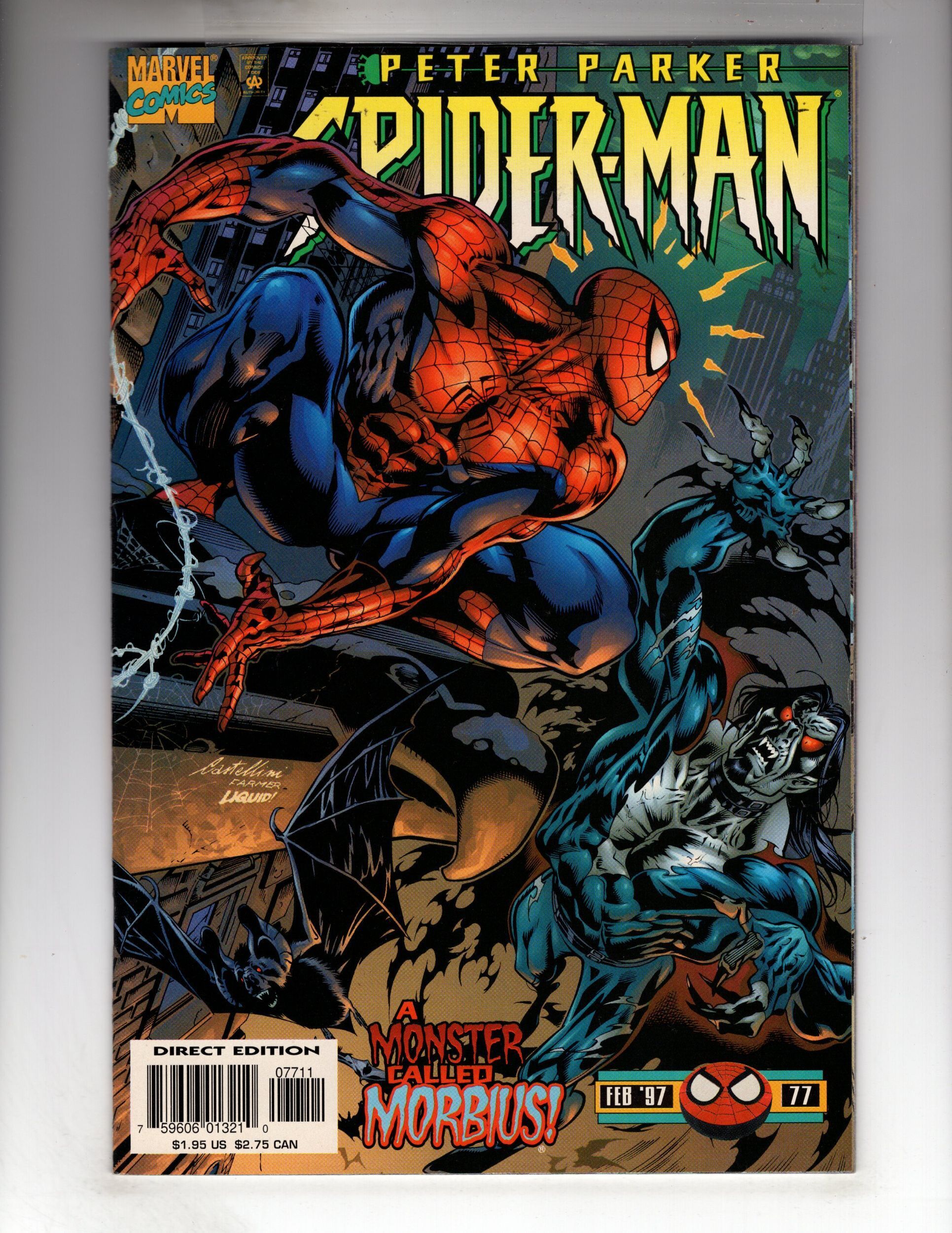 Spider-Man #77 (1997) a Monster Called Morbius! *Flat-Rate Shipping ...