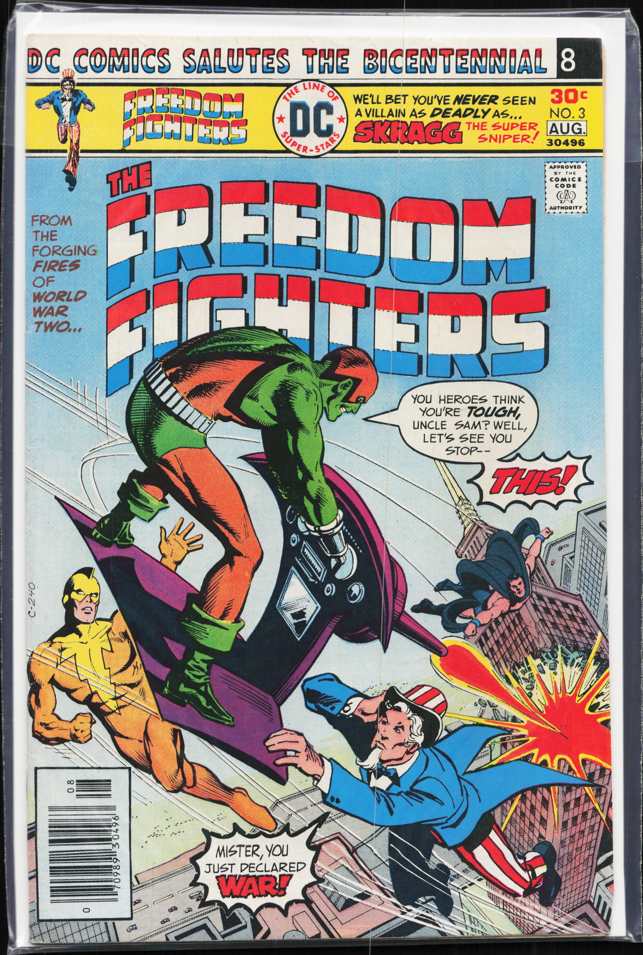 Freedom Fighters #3 (1976) Freedom Fighters | Comic Books - Bronze Age ...
