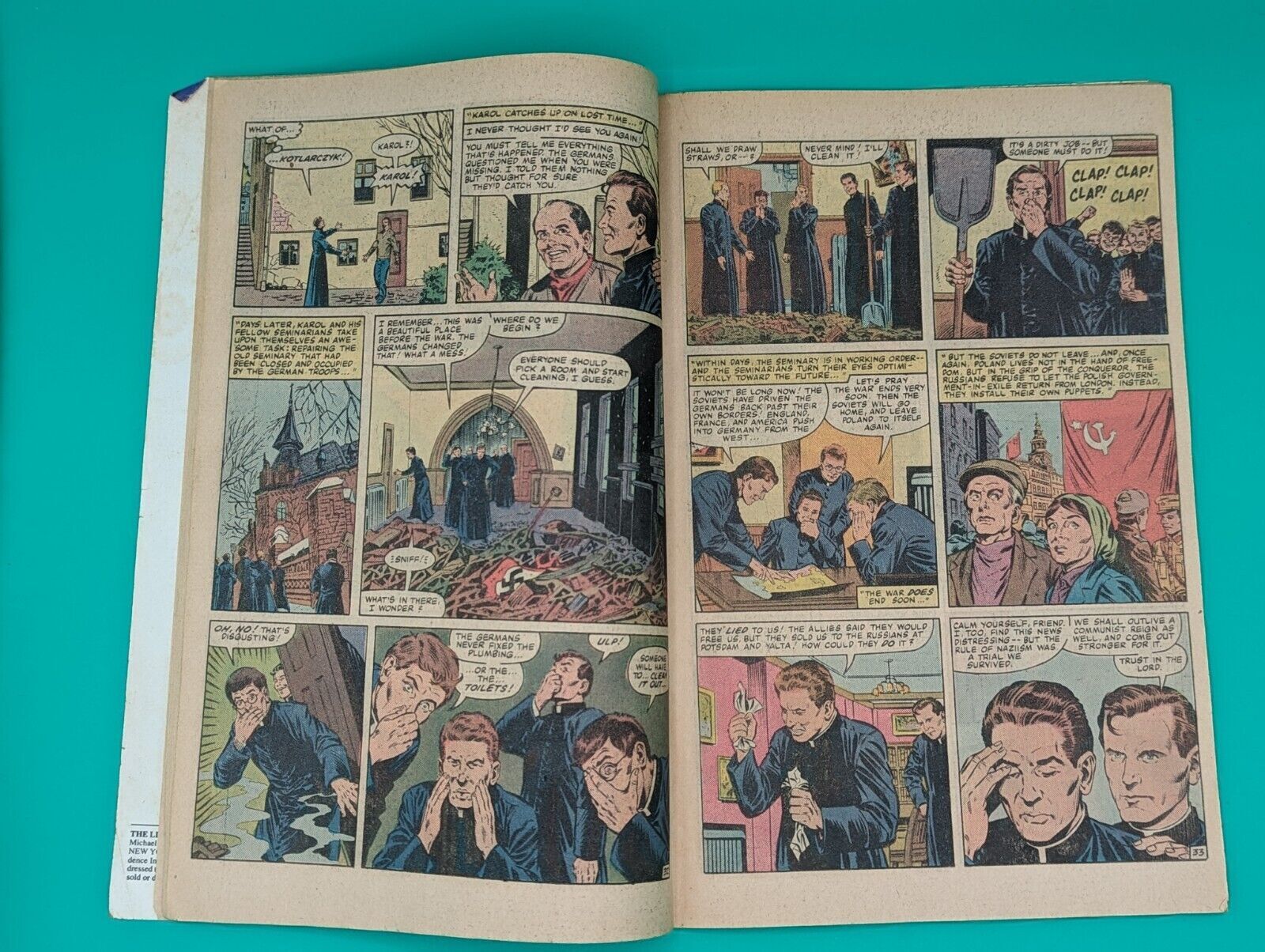 The LIFE of POPE JOHN PAUL II #1, VG Catholic, Church, 1982, Marvel ...