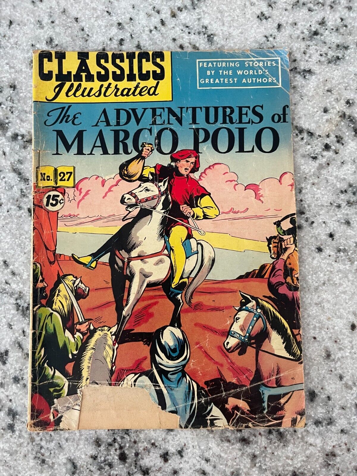 Classics Illustrated # 27 VG- HRN # 117 Gilberton Comic Book Marco Polo ...