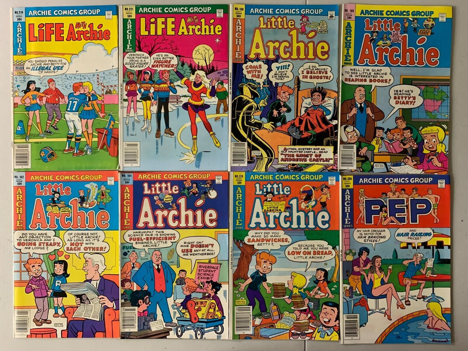 Archie vintage unread comics lot various titles 39 diff avg 6.0 (1980 ...