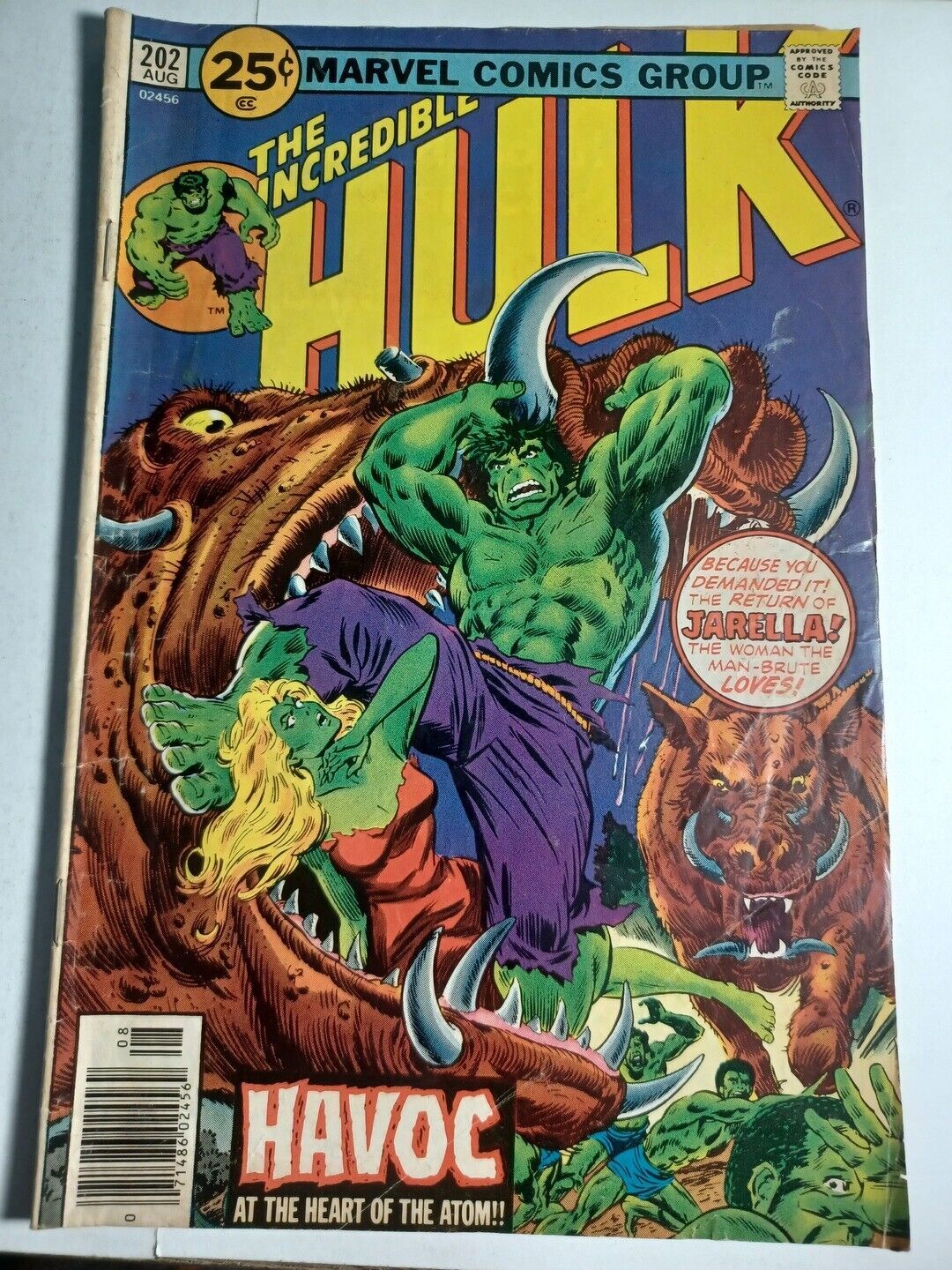 Incredible Hulk #202 VG- Marvel Comics c219 | Comic Books - Bronze Age ...