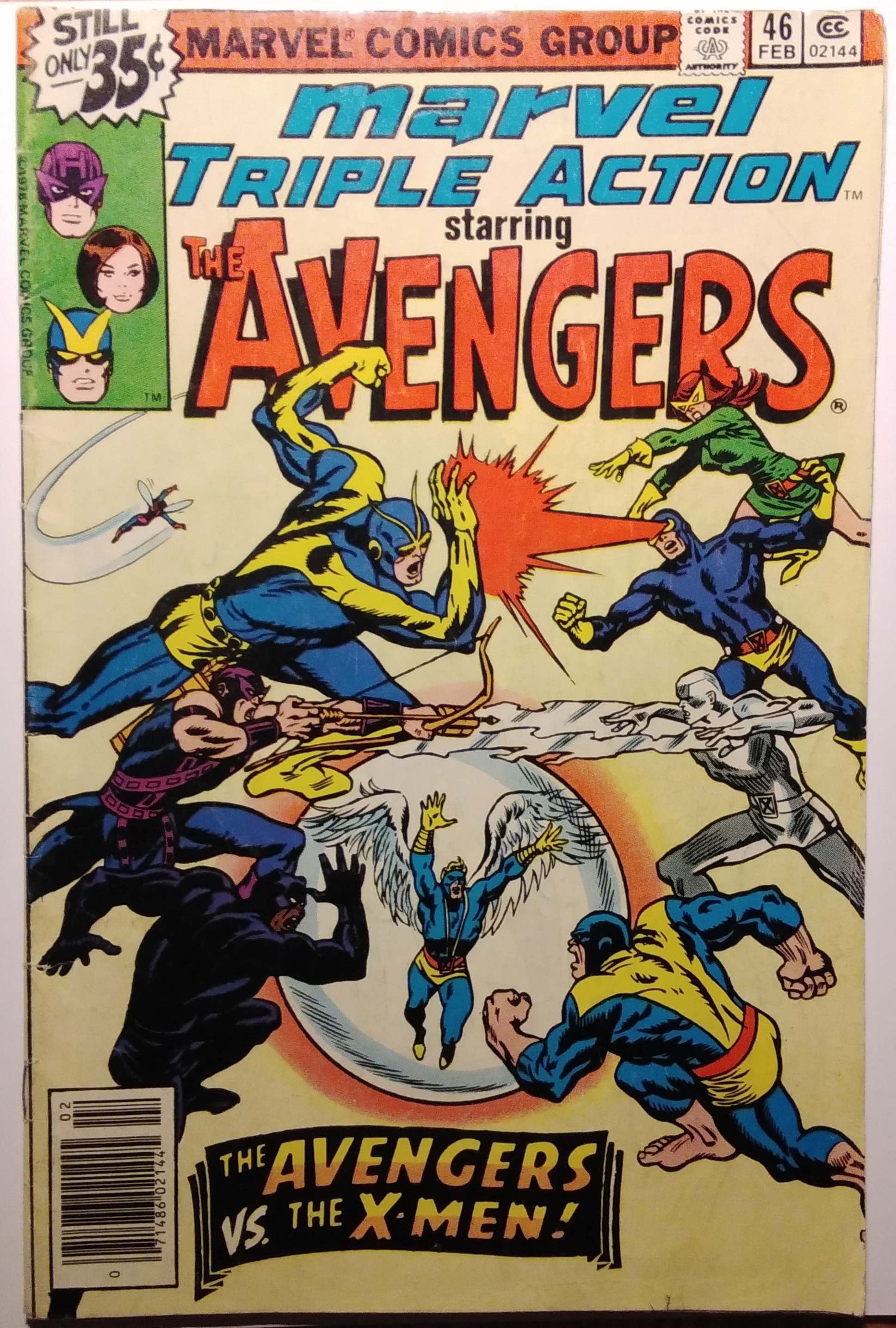 Marvel Triple Action #46 (1979) Avengers vs. X-Men! | Comic Books ...