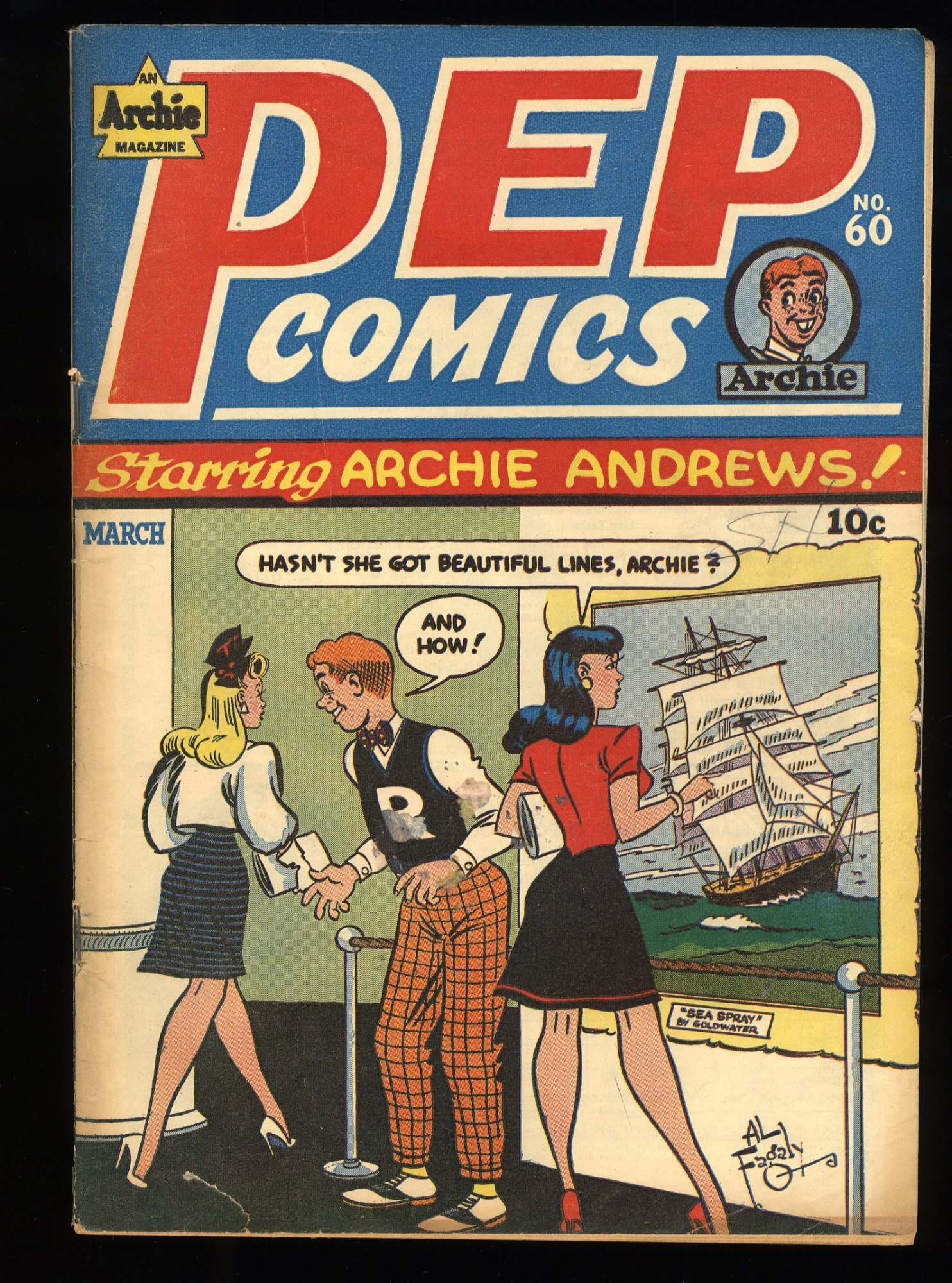 Pep Comics #60 VG/FN 5.0 Masquerade Monkeyshines! Al Fagaly Art ...