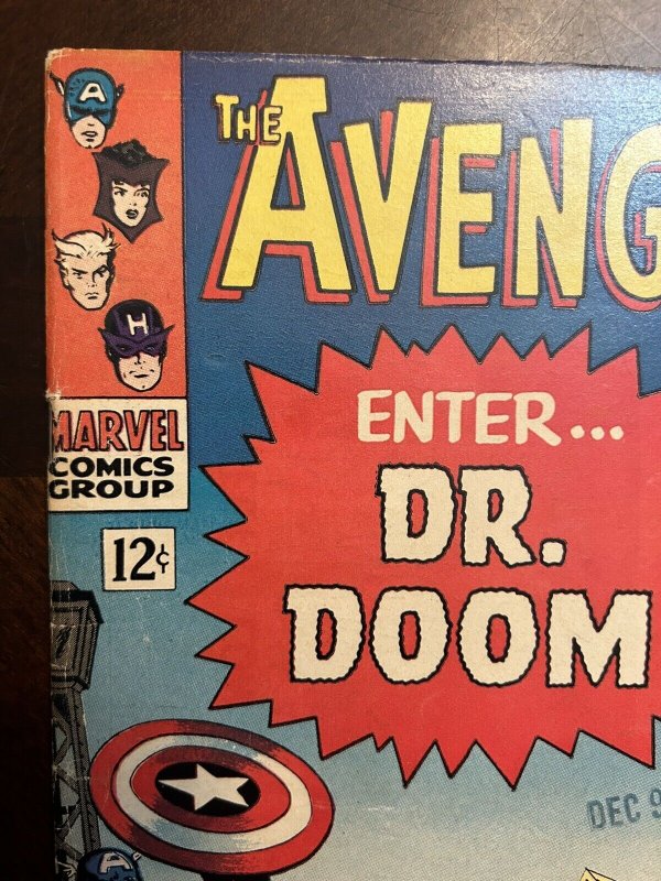 Avengers #25 Marvel Comics 1966 1st Battle With Dr. Doom Jack Kirby ...