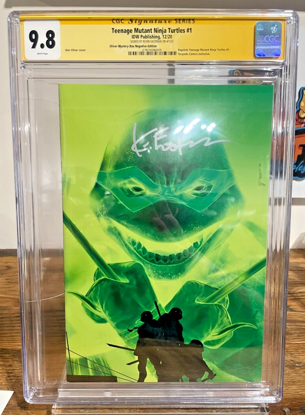 Teenage Mutant Ninja Turtles #1 Ben Oliver Negative Edition CGC SS 9.8 ...