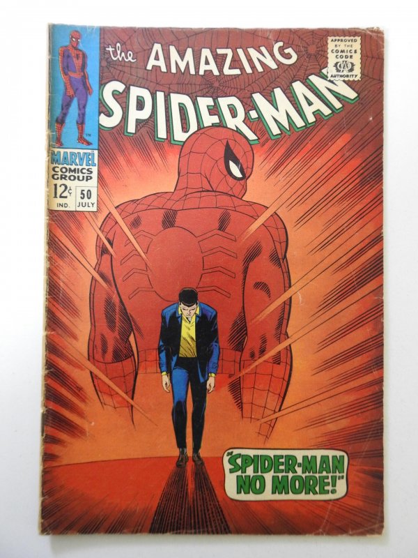 The Amazing Spider-Man #50 (1967) VG Condition First appearance of the ...