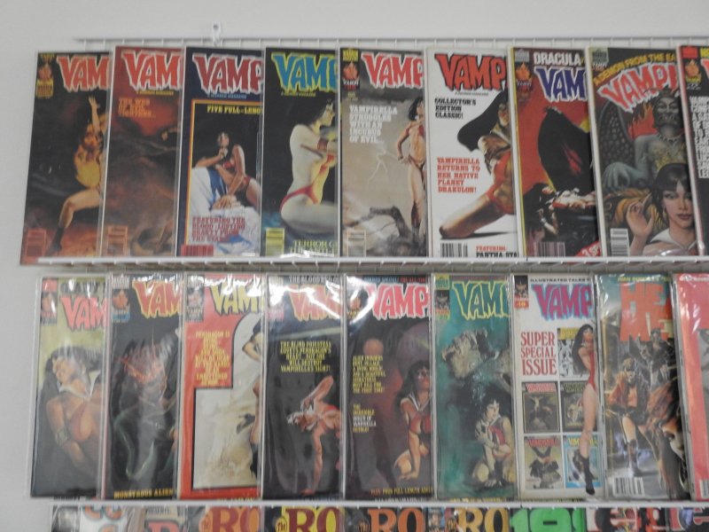 Huge Lot of 70+ Magazines W/ Vampirella, Heavy Metal, Conan! Avg. VF ...