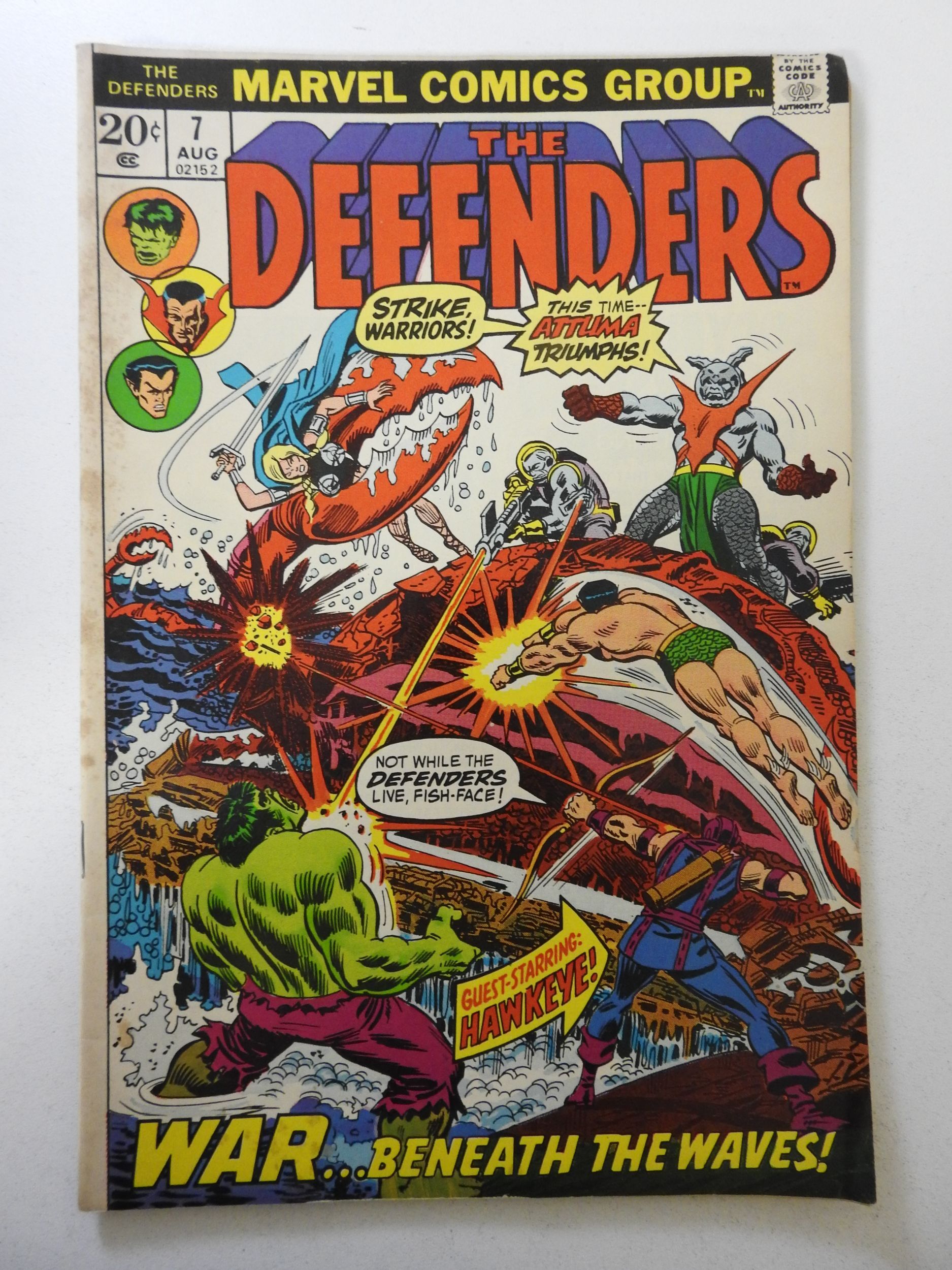 The Defenders #7 (1973) FN Condition! | Comic Books - Bronze Age ...