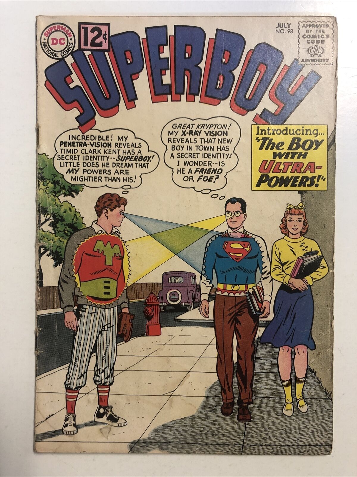 Superboy (1962) #98 ( G) 1st Ultraboy Legion of Superheroes| DC Comics ...