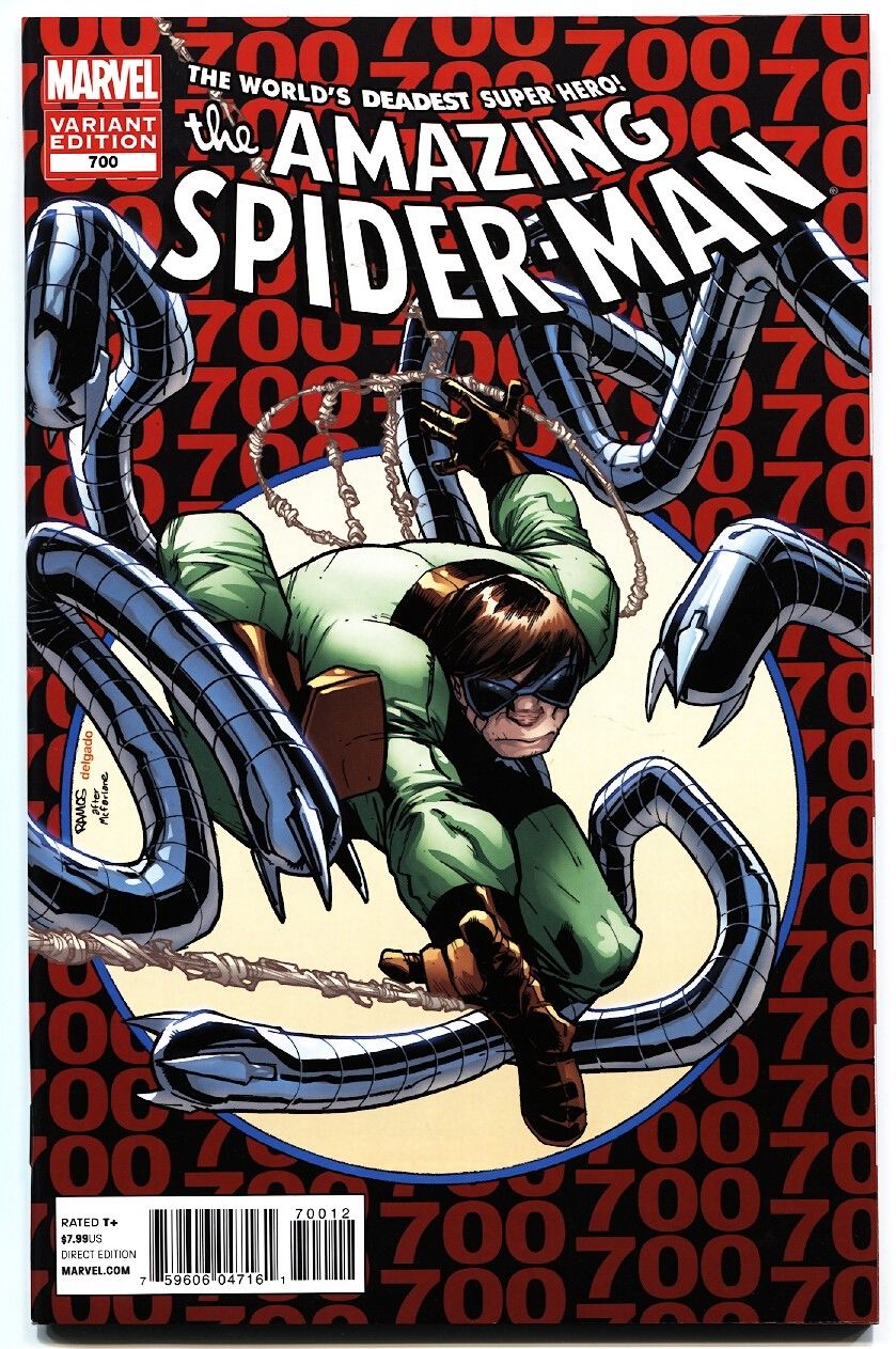Amazing Spider-Man #700-Doctor Octopus Variant Cover-Nm | Comic Books ...