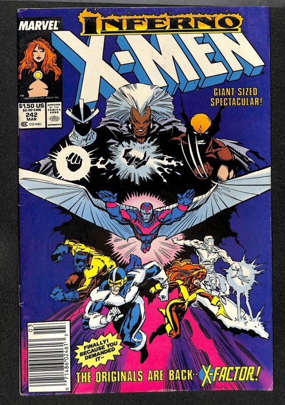 The Uncanny X-Men #242 (1989) | Comic Books - Copper Age, Marvel, Storm ...