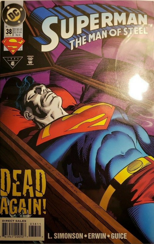 Superman: MAN of Steel #38 (Nov. 1994) 761941200507 | Comic Books ...