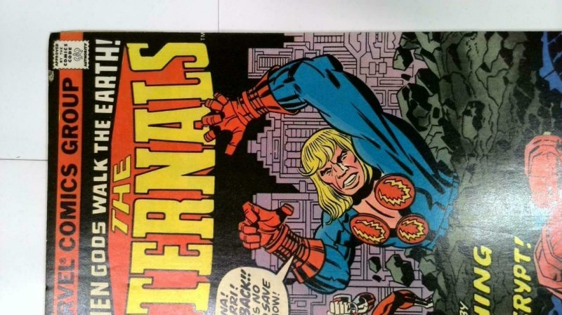 The Eternals #16 1st app of Dromedan the Brain-Snatcher 1977 Jack Kirby ...