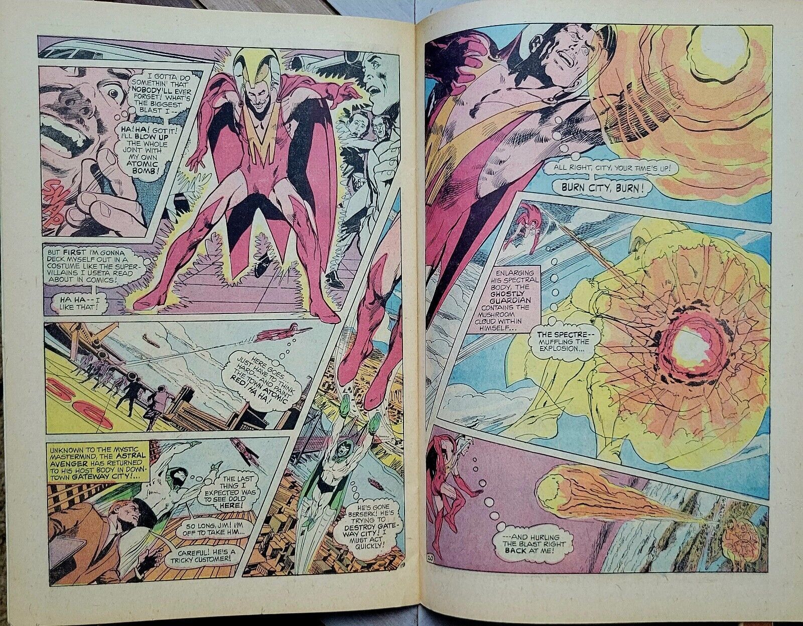 SPECTRE #3 VG/FN (DC 1968) NEAL ADAMS Cover & Art WILDCAT Appearance ...