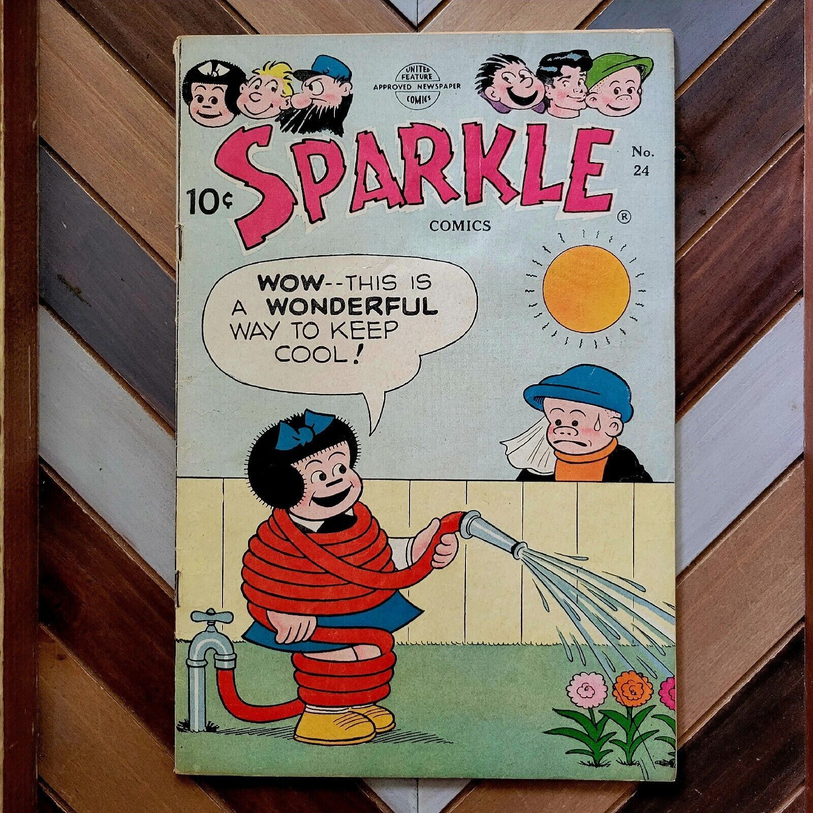 SPARKLE #24 FN (United Feature, 1951) GOLDEN AGE "Polo" "Belgian ...