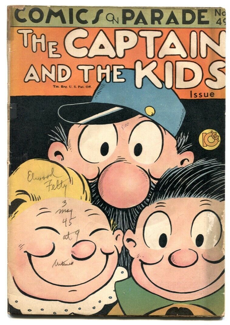 Comics On Parade #49 1945 -Captain and the Kids -FR | Comic Books ...