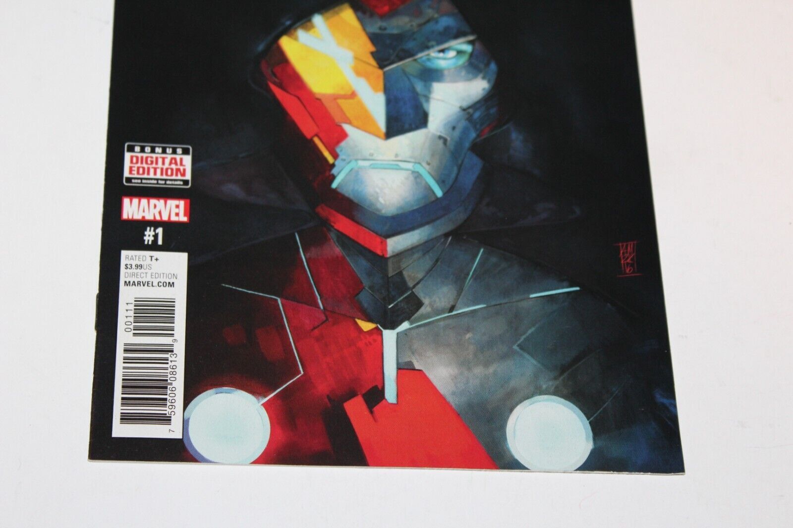 RARE Infamous Iron Man 1 2017 1st Print 1st App AI Tony Stark Doctor ...