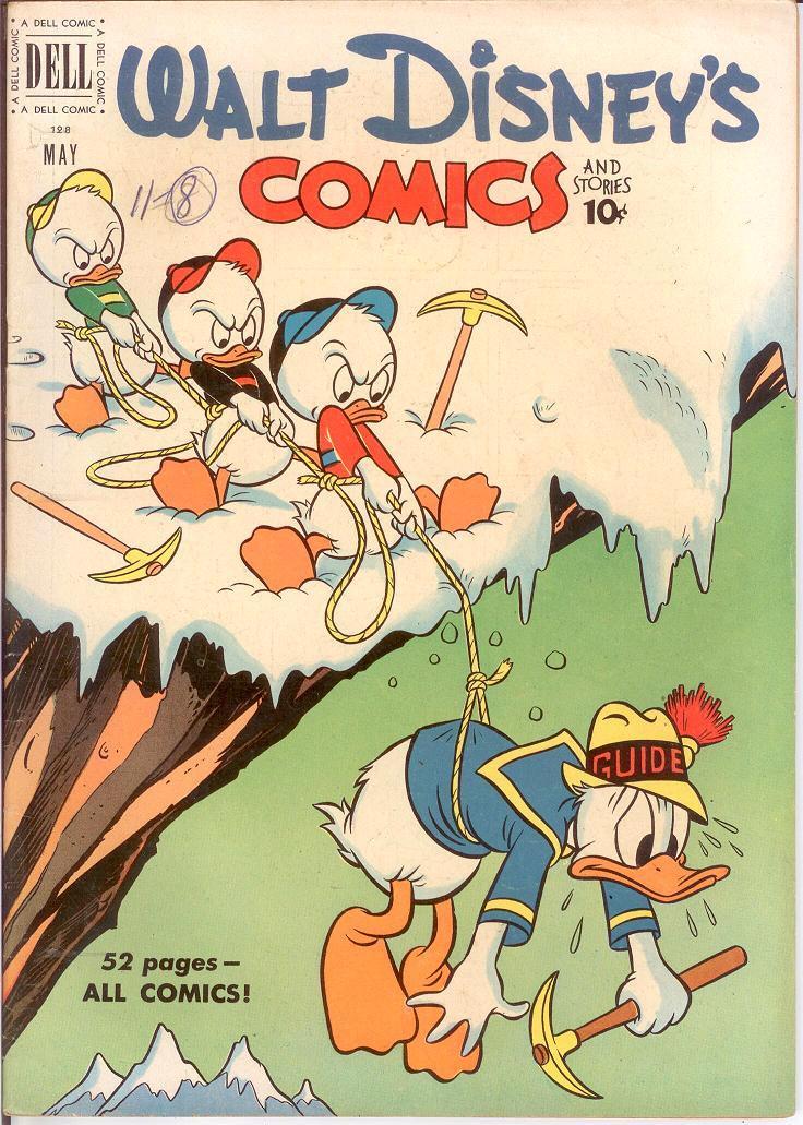 Walt Disneys Comics & Stories 128 G-Vg Barks Art Comics Book | Comic ...