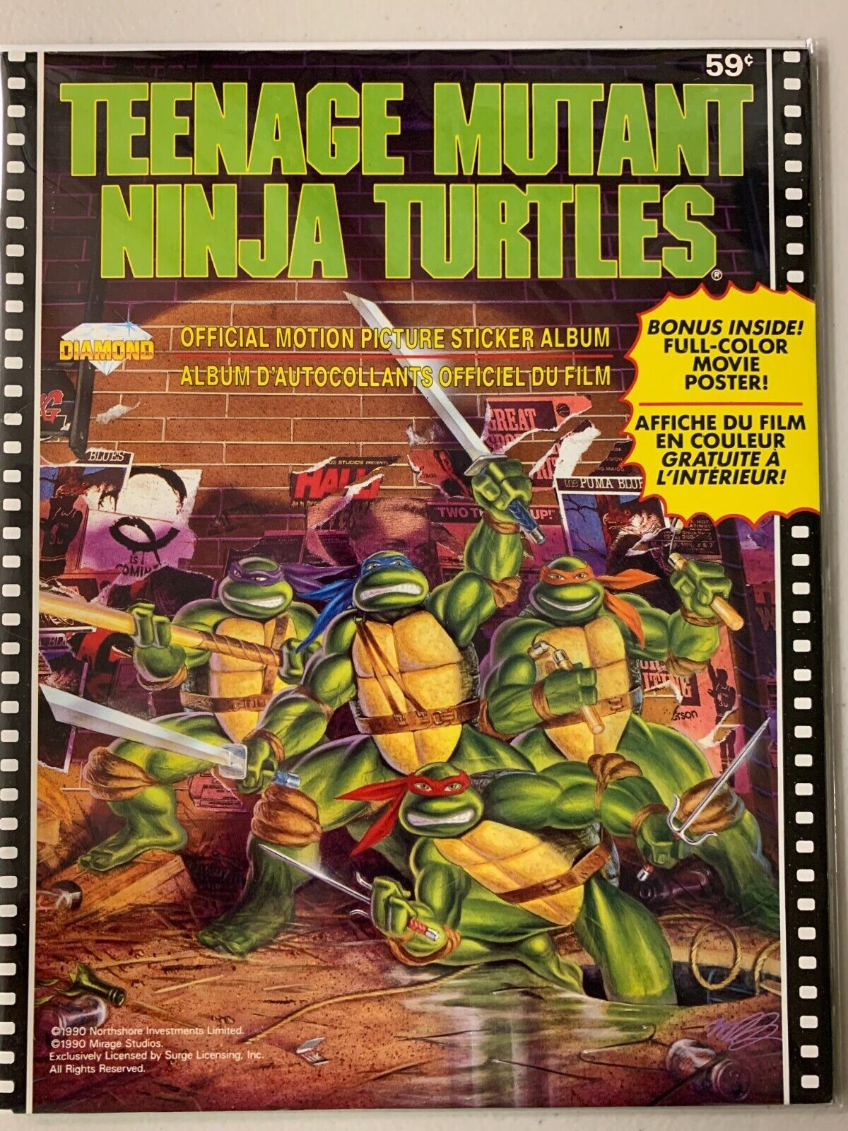 Teenage Mutant Ninja Turtles Movie Sticker Album 6.0 (1990) | Comic ...