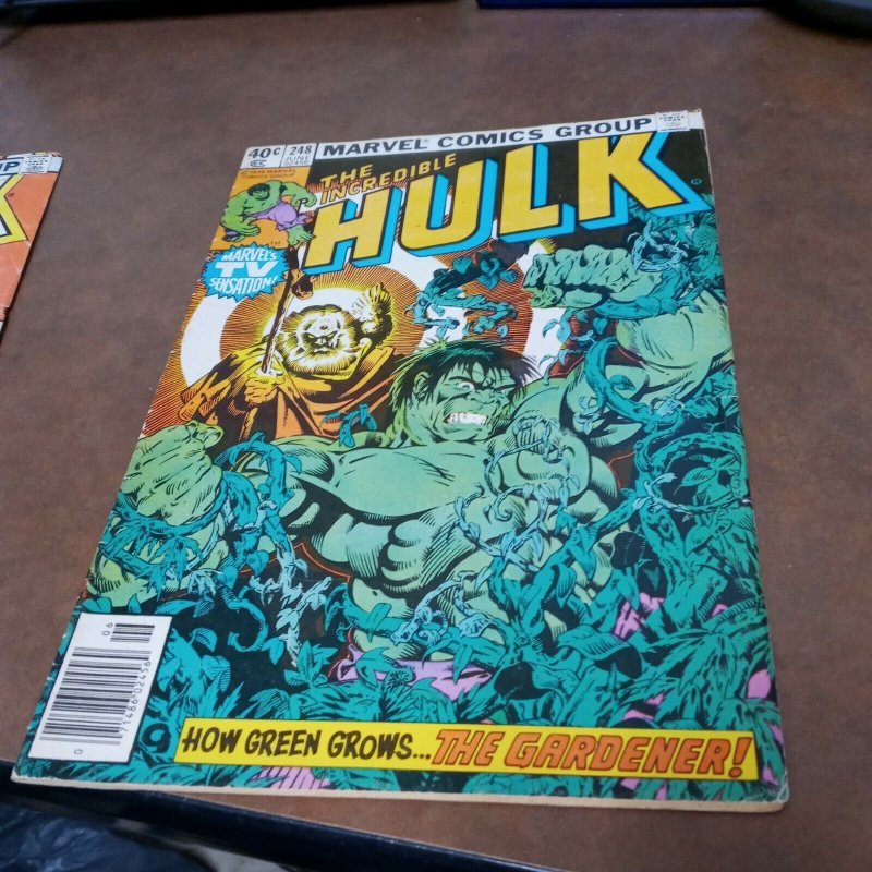 Incredible Hulk 8 Issue Bronze Age Comics Lot Run Set Marvel Collection ...