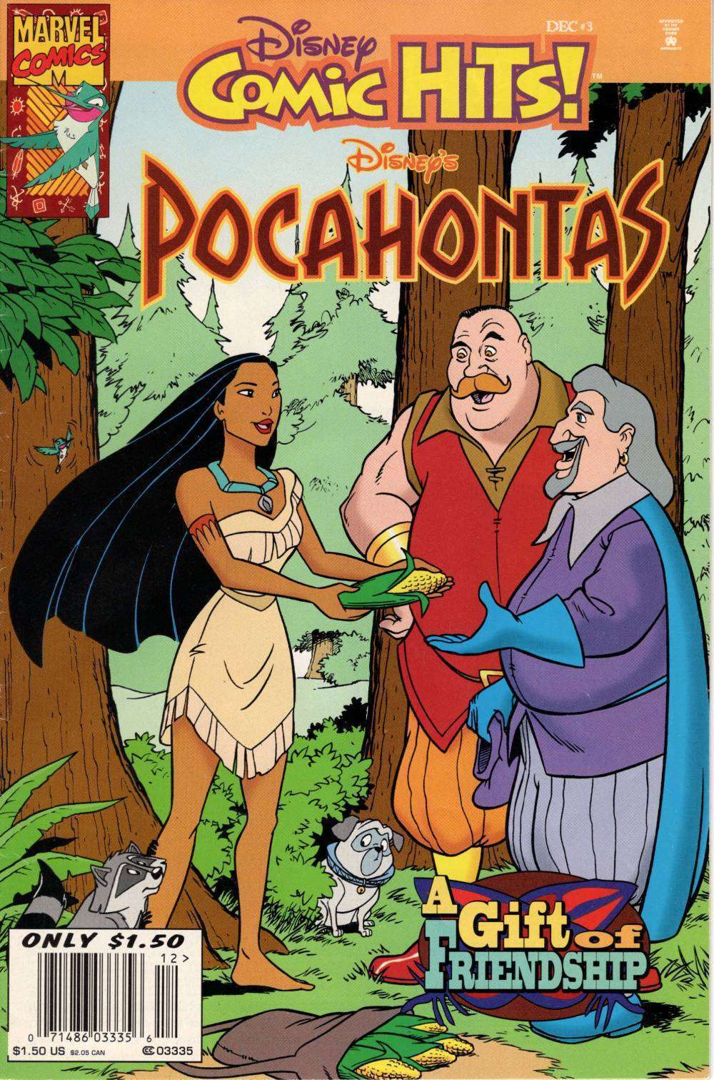 Disney Comic Hits #3 (Newsstand) VF; Marvel | Pocahontas - we combine ...