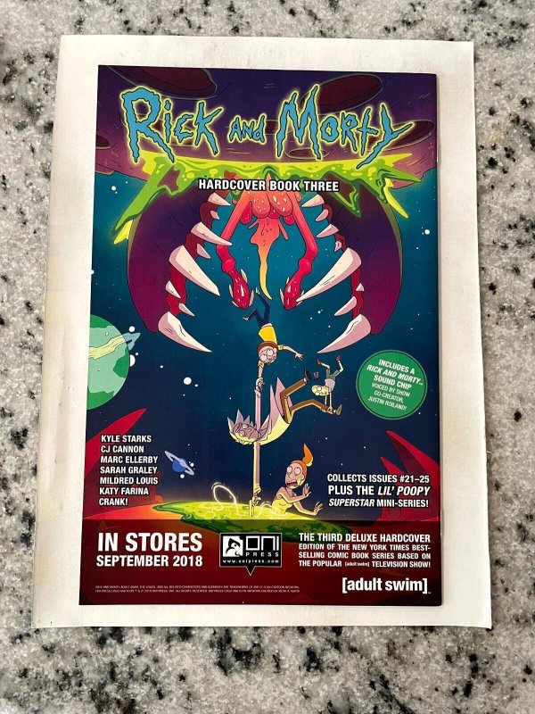 Rick & Morty # 40 NM Oni Press Comic Book Adult Swim Cartoon Network 22 ...