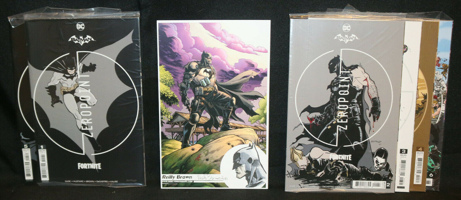 Batman/Fortnite: Zero Point #1-6 - B - Batman Poster Sketch art by ...
