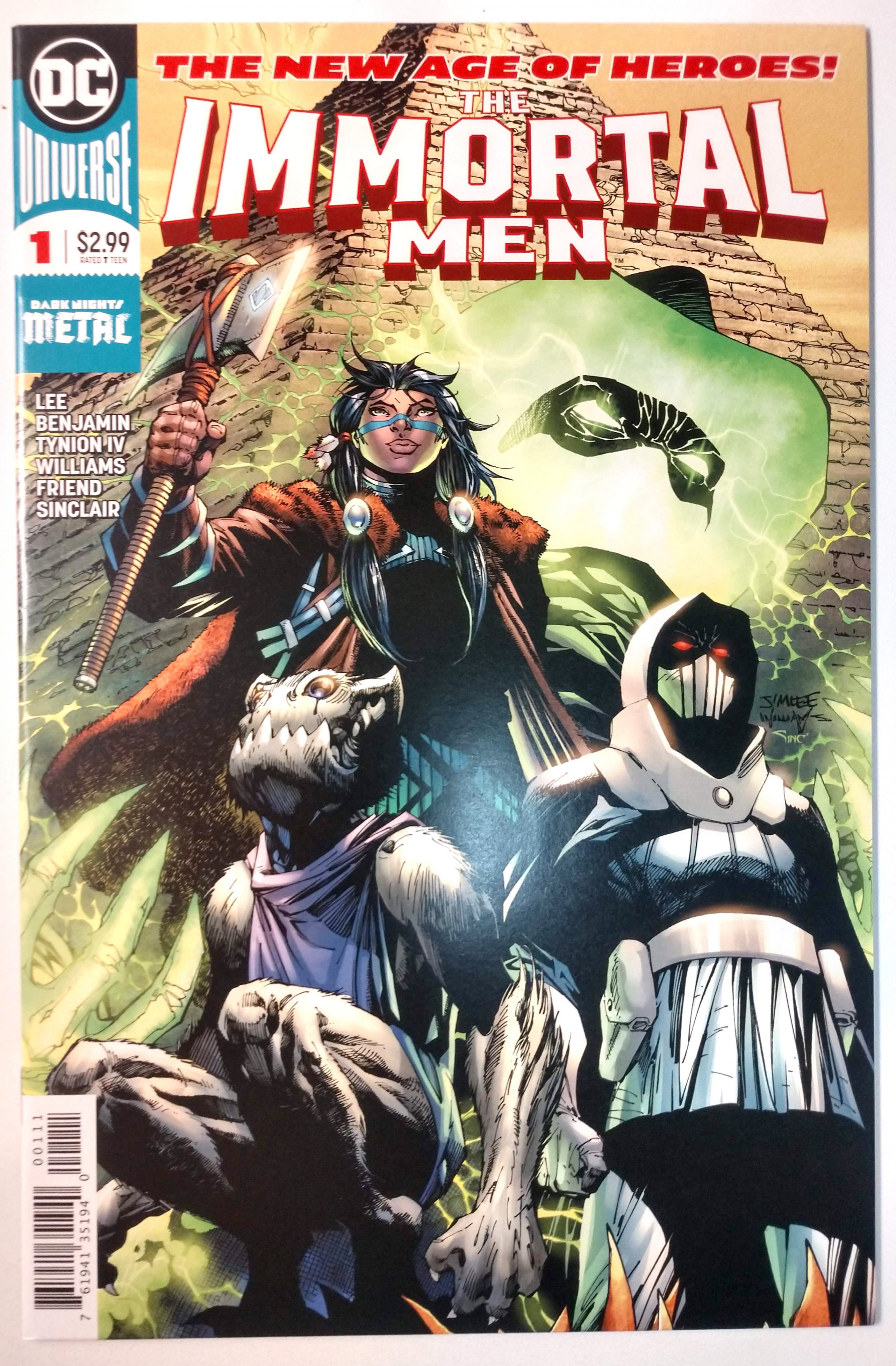The Immortal Men #1 (9.4, 2018) 1st full team app of the Immortal Men ...