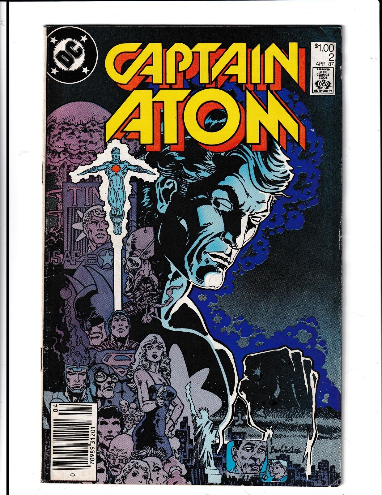 Captain Atom #2 (1987) Canadian Newsstand DC Comics | International ...
