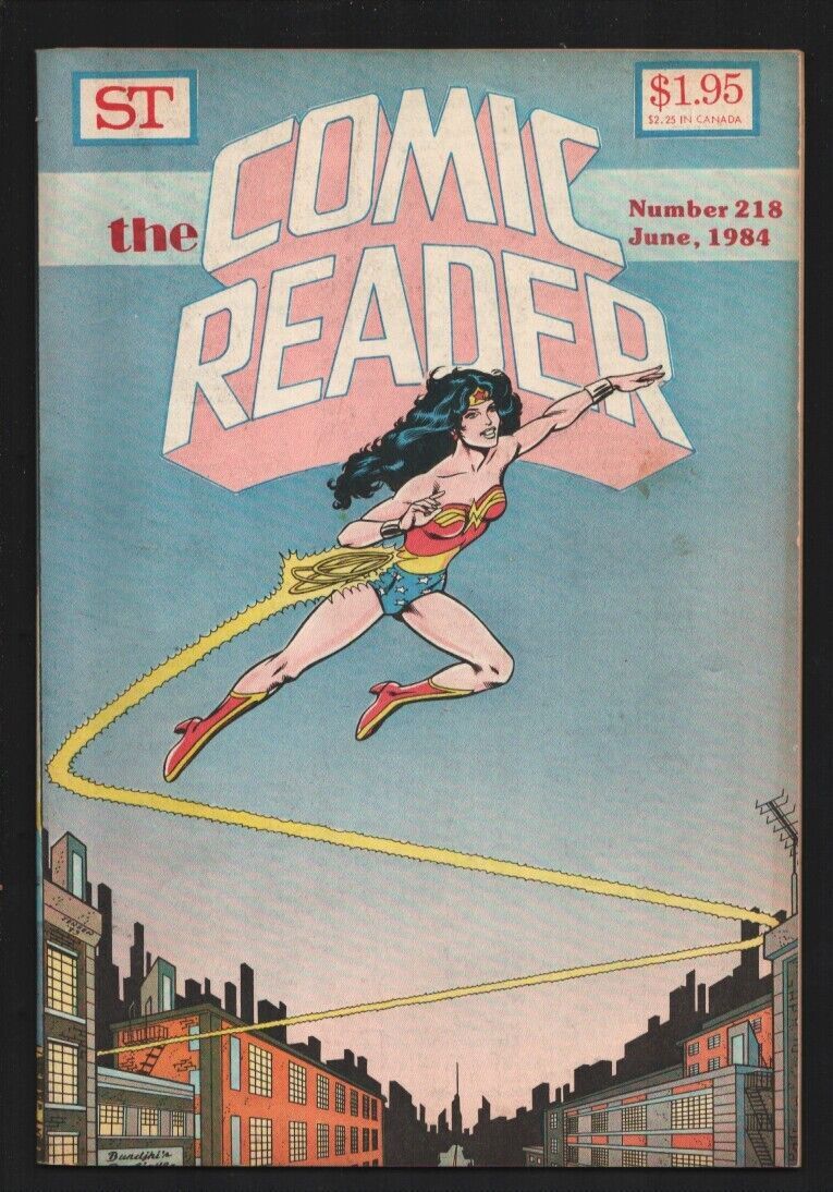 Comic Reader #218 1984-Wonder woman cover-New comic info-Marvel-DC & more-Com... | Comic Books ...