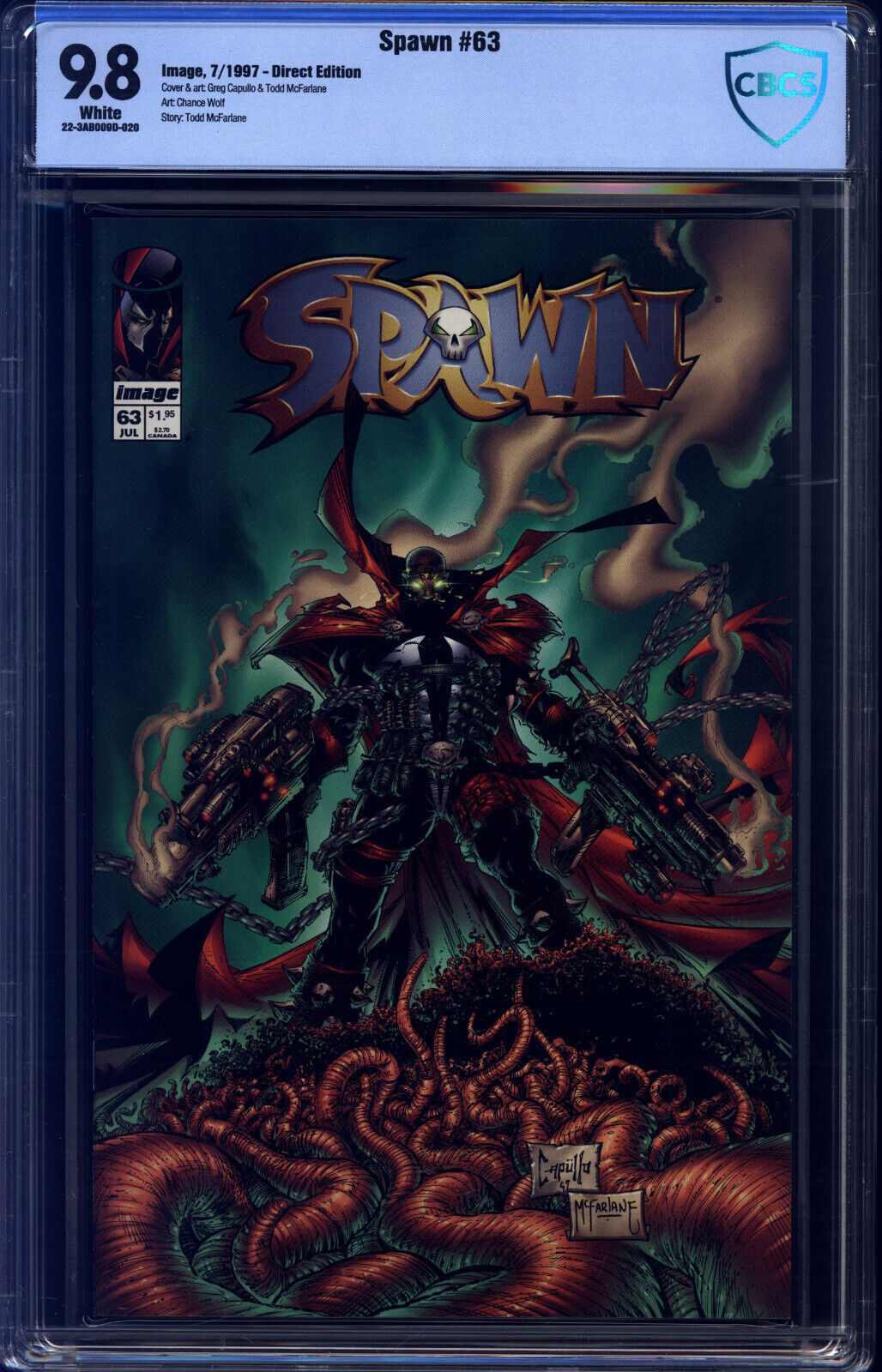 Spawn #63 CBCS 9.8 McFarlane, Capullo | Comic Books - Modern Age, Image ...