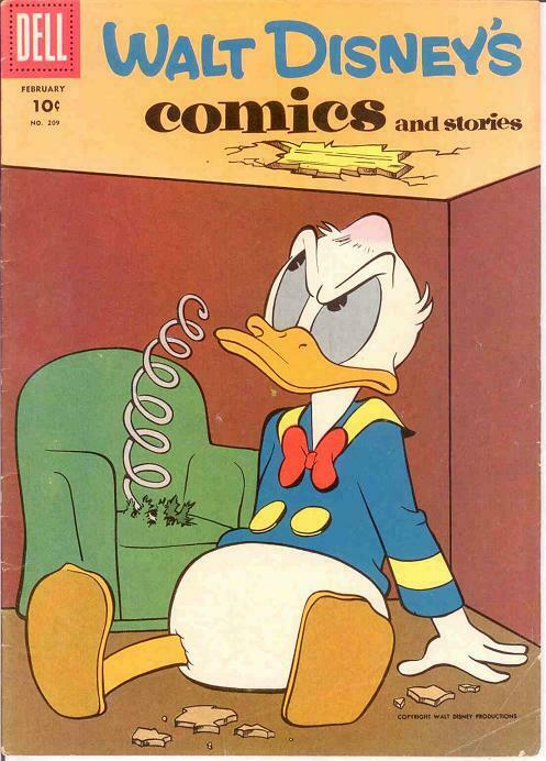Walt Disneys Comics & Stories 209 VG February 1958 Comics Book | Comic ...