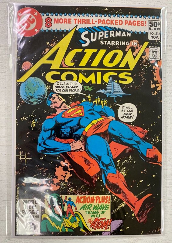 Action Comics #513 Direct DC 1st appearance of H.I.V.E. (HIVE) 8.0 VF ...