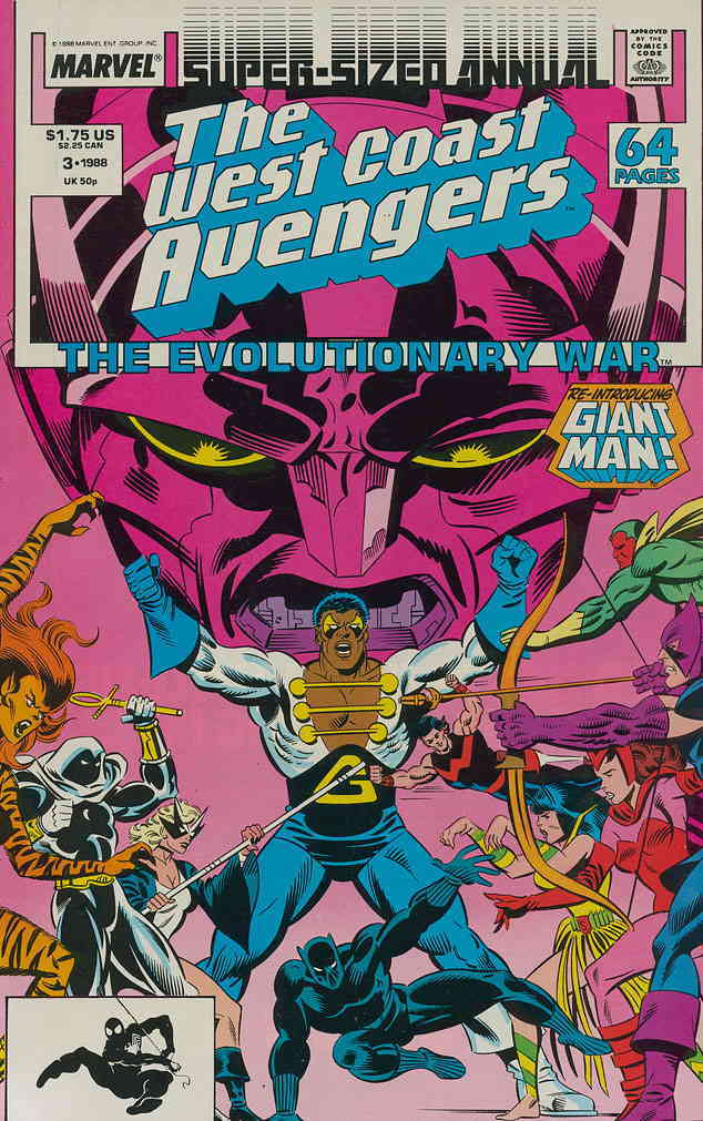 West Coast Avengers Annual #3 VG ; Marvel | low grade comic Evolutionary War | Comic Books ...