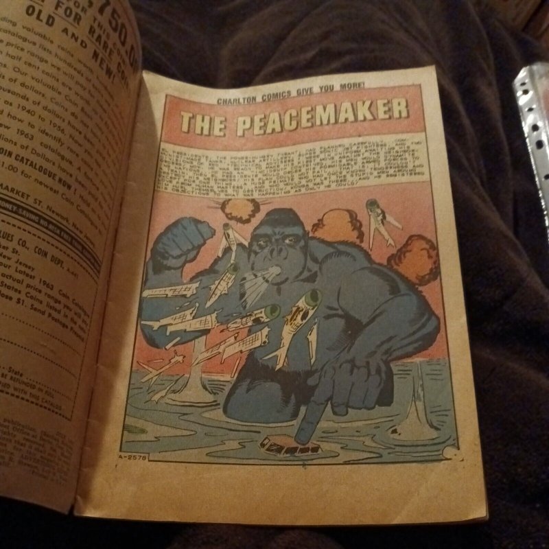 Vintage Charlton 1963 Konga The Peacemaker July Vol 1# 13 Comics Steve ...