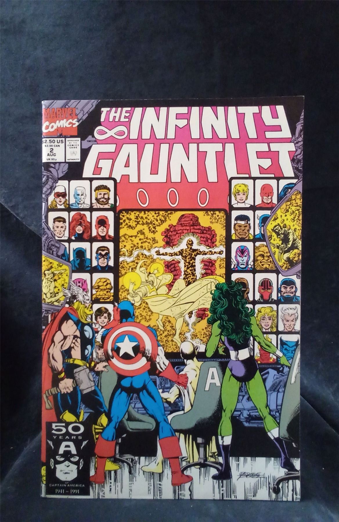 The Infinity Gauntlet #2 1991 Marvel Comics Comic Book | Comic Books ...