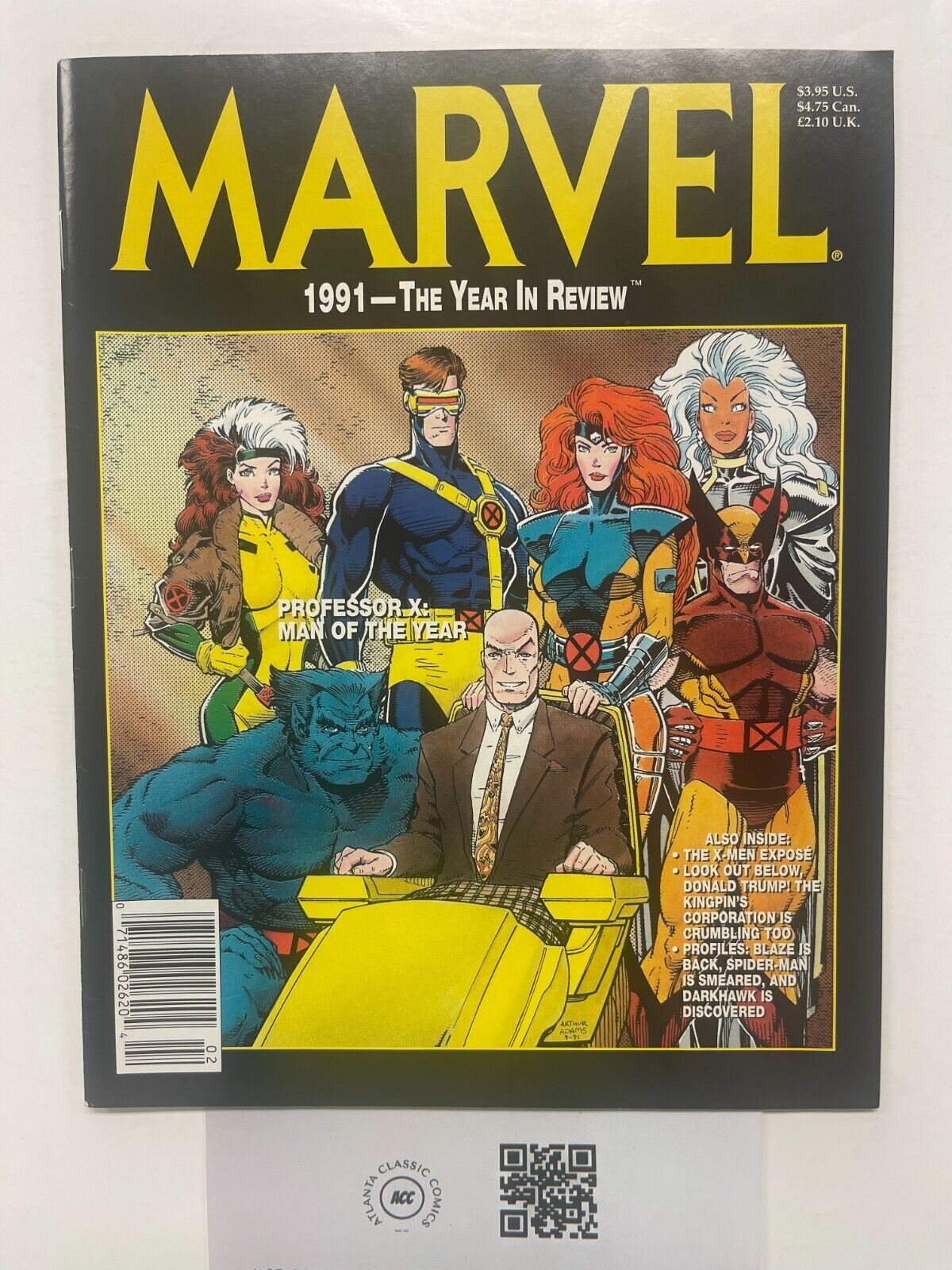 Marvel 1991 The Year In Review #1 VF Comic Book Magazine X-Men ...
