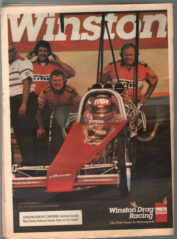 National Dragster-NHRA 3/10/1989-Gary Beck-pre-Supers Test Session-VG ...