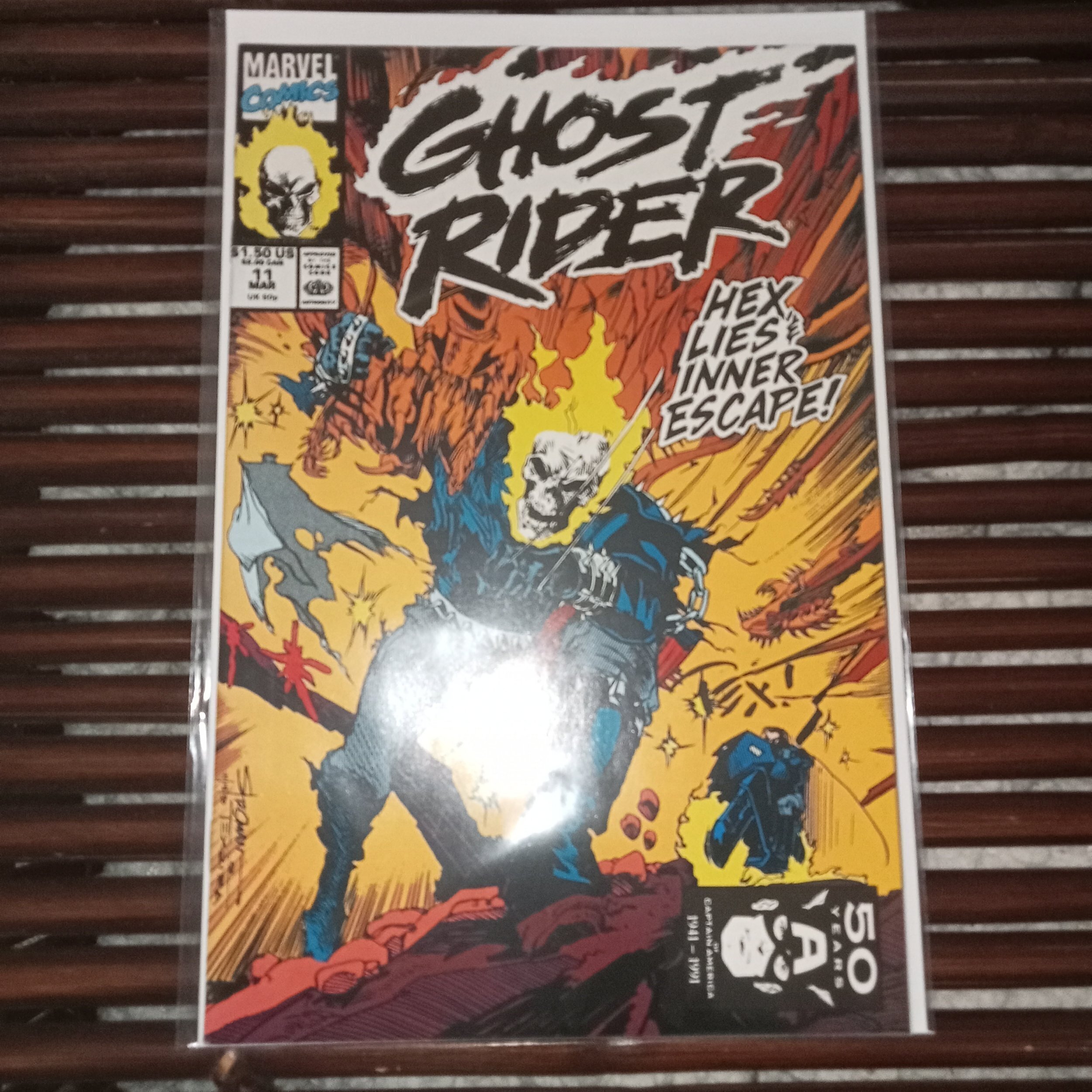 Ghost Rider #11(1991) Signed by Mark Texiera With COA | Comic Books ...
