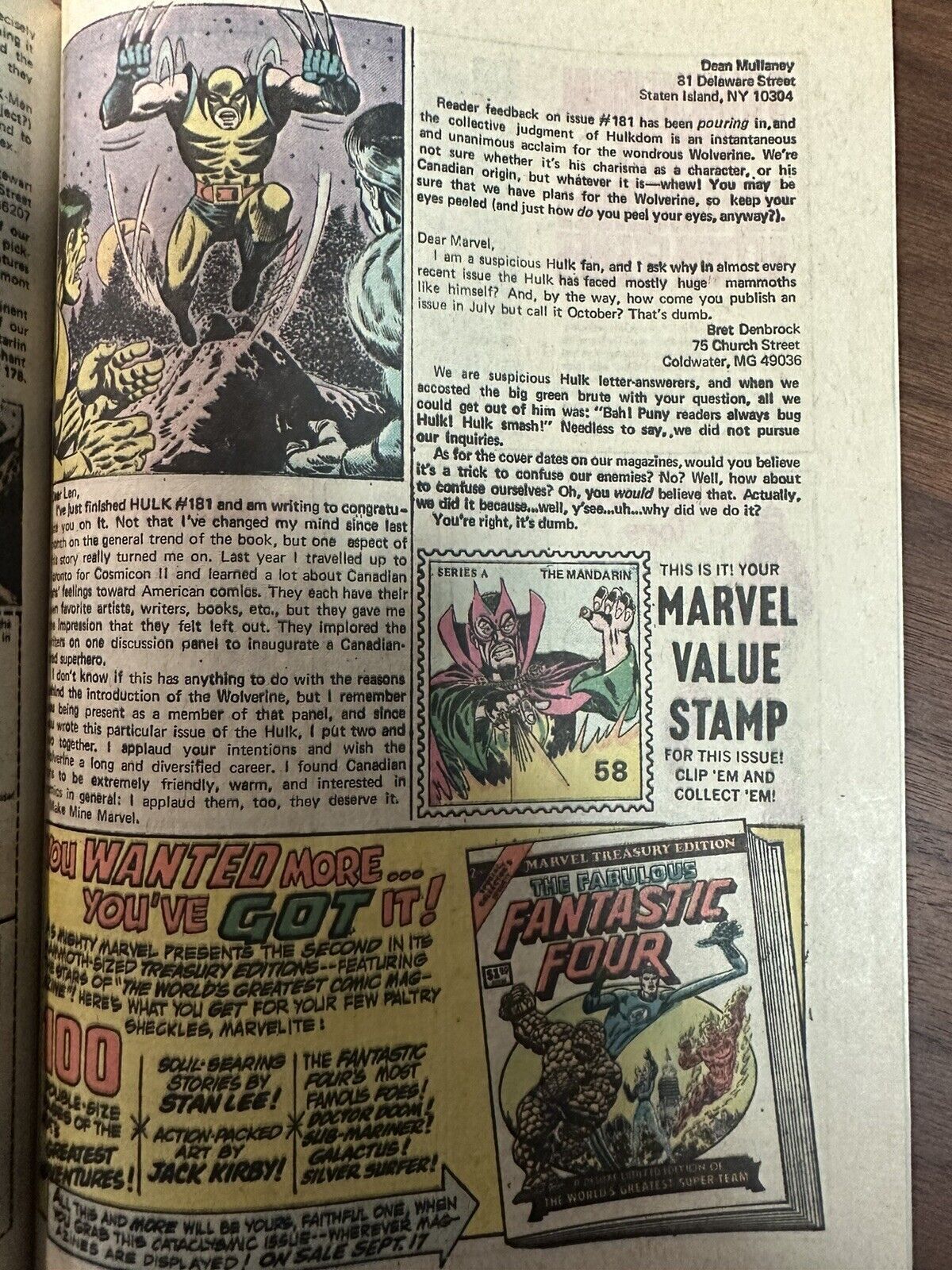 Incredible Hulk #184 VF Cover art by Herb Trimpe (Marvel 1975) MVS ...