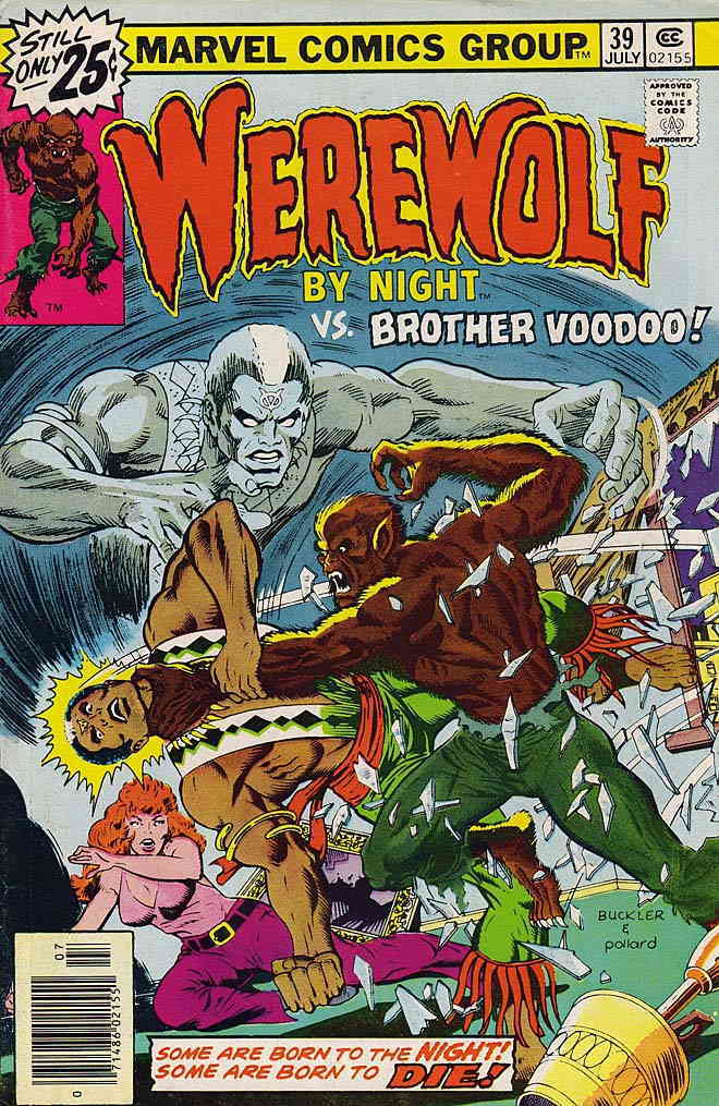 Werewolf By Night #39 VG ; Marvel | low grade comic Brother Voodoo ...