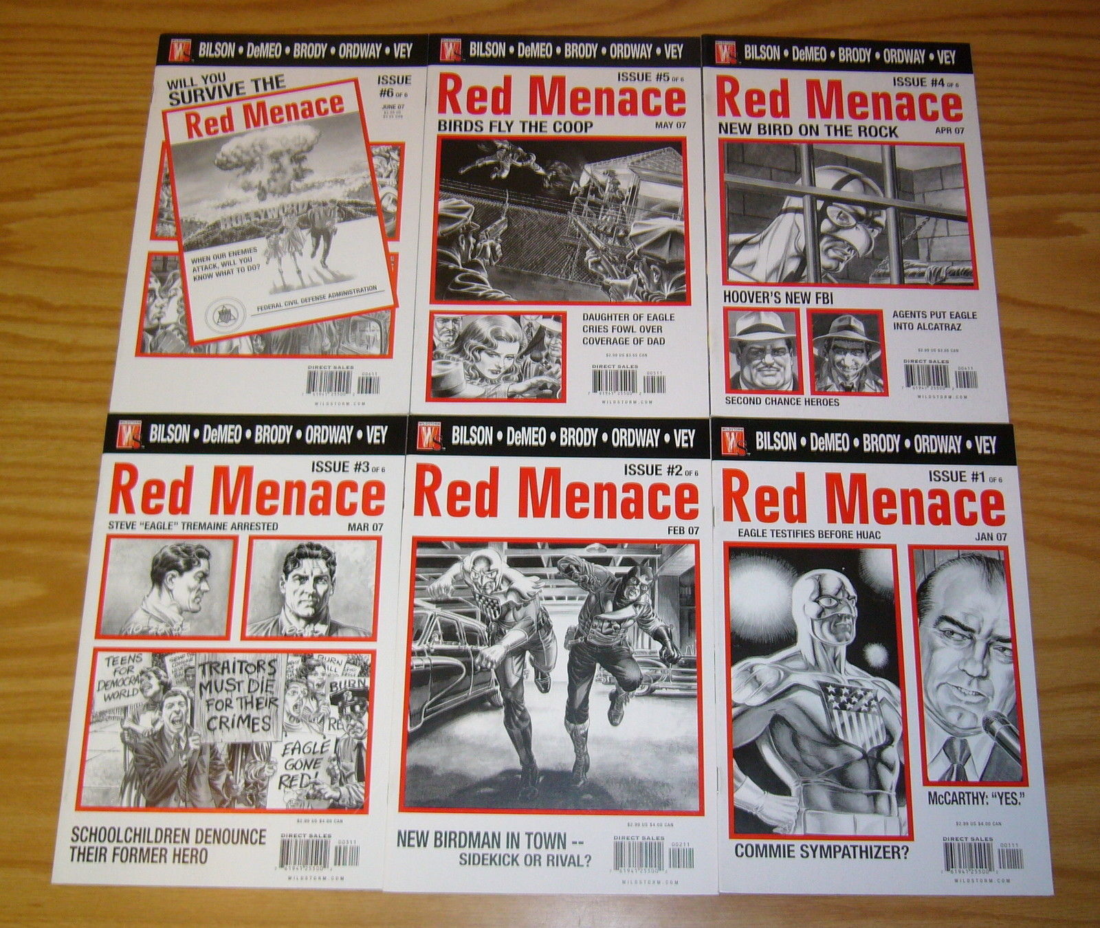 Red Menace #1-6 VF/NM complete series MCCARTHY ERA communism 2 3 4 5 ...