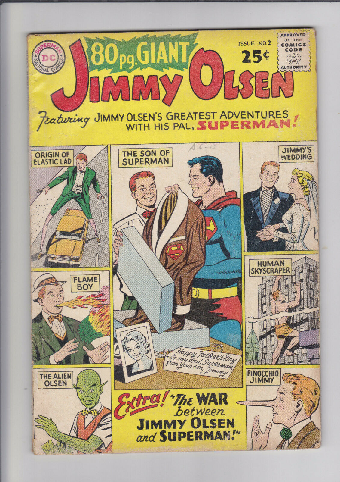 Jimmy Olsen Annual 80 pg giant #2 1964 (4.5) 9 Classic Stories ...