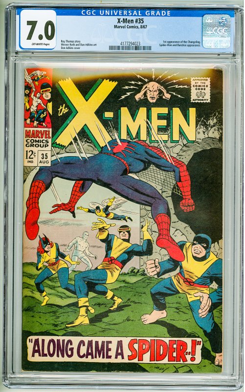 The X-Men #35 (1967) CGC 7.0! OW Pages! 1st Appearance of the ...
