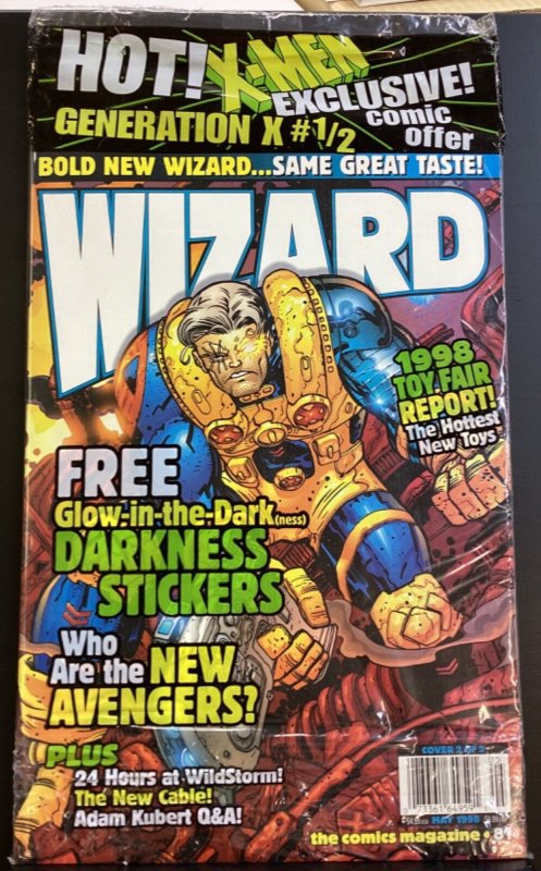 Wizard Magazine #81 CABLE Garth Ennis Alan Davis Jim Lee Adam Kubert ...